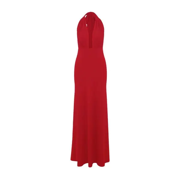 NAZLI CEREN Ines Draped Jersey Dress