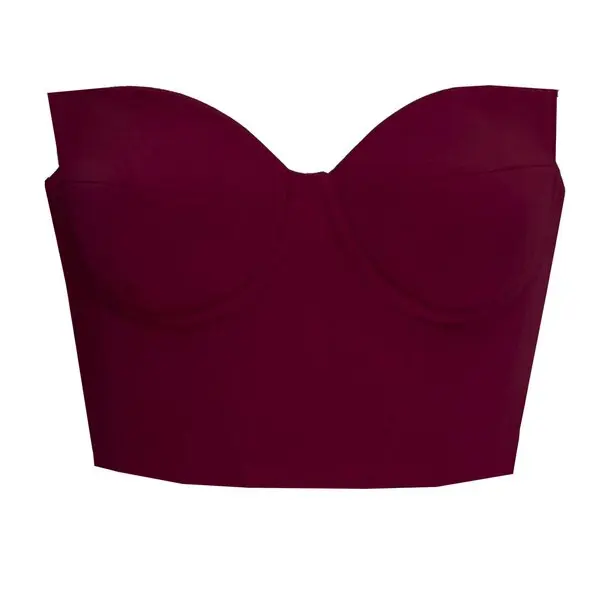 ANGELIKA JOZEFCZYK Sanremo Corset Top - Red