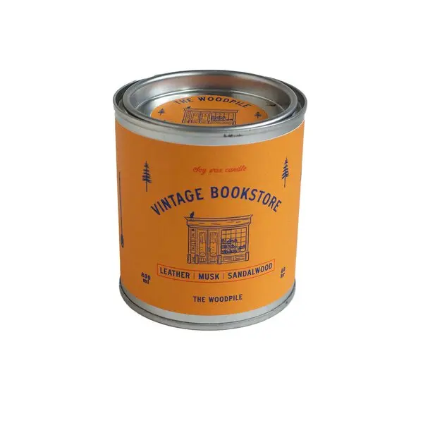 THE WOODPILE PROVISIONS Gold / Yellow Vintage Bookstore - Gold/yellow