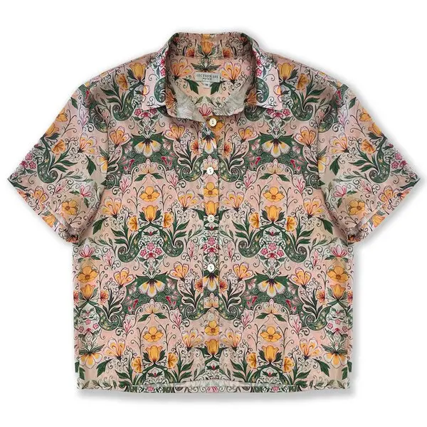 SECTION 101 Otis Printed Shirt - Orange