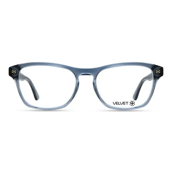 VELVET EYEWEAR Square Billie Eyeglasses - Blue