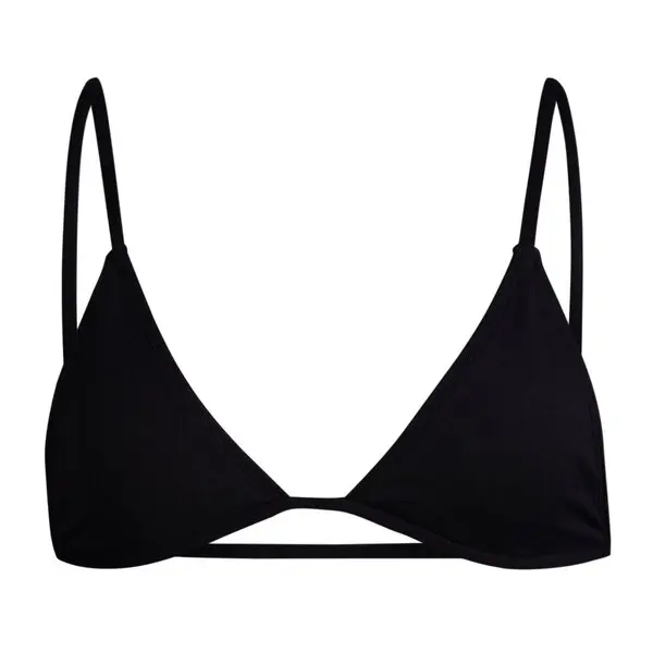 MINIMALE ANIMALE Lucid Bijou Bikini Top - Black