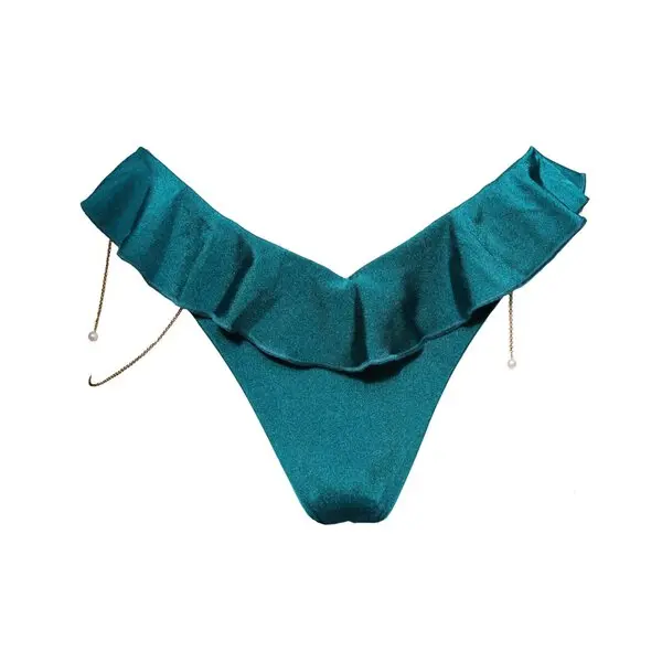 MARQUISE SWIM Opera Skirt Bikini Bottom - Blue