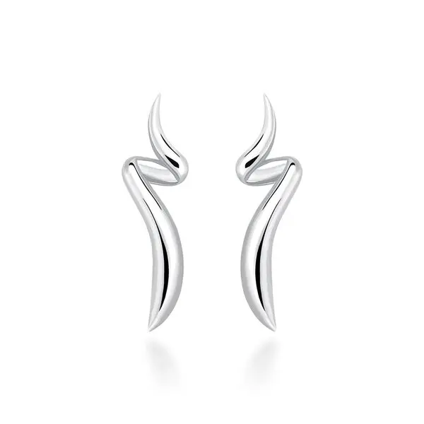 STEFAN TIRON Caelivra Silva Earrings - Silver
