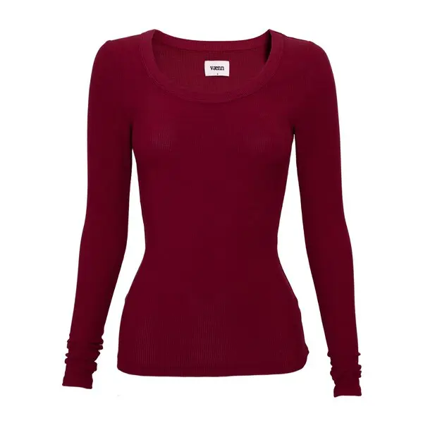 Vænn Scoop Neck Long Sleeve Tee