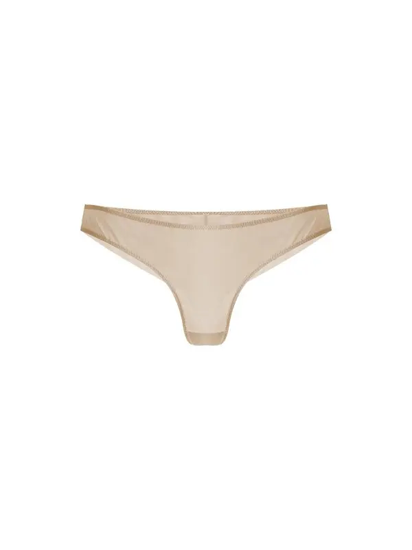 ZHILYOVA Neutrals Unnamed Thong - Beige