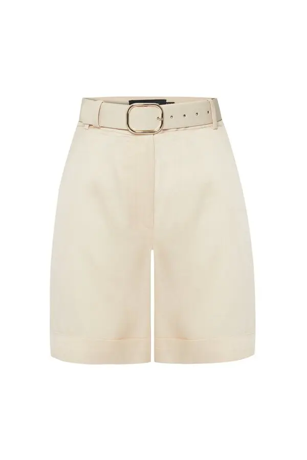 EXQUISE Regular Wide-leg Journey Shorts