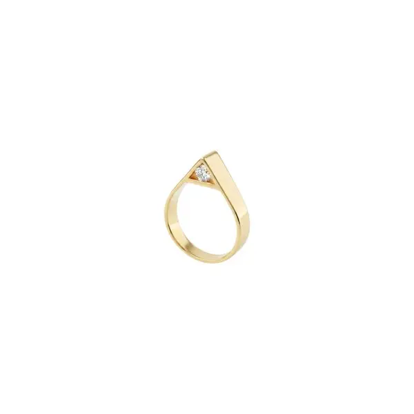 GUTTA DESIGN Aim Ring Plated - Gold