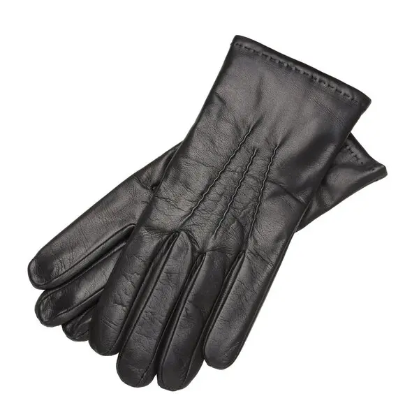 1861 GLOVE MANUFACTORY San Severo Leather Gloves - Black