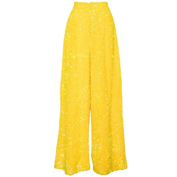 OFUURE Liza Sequin Wide-leg Pants - Yellow