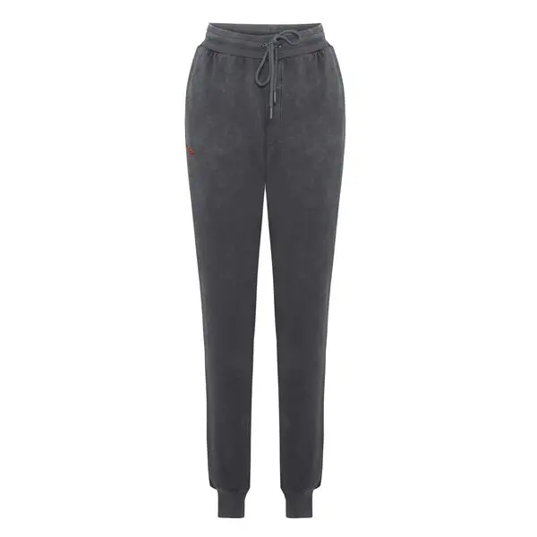 PCFG Black / Grey Acid Washed Track Sweatpant Black - Black/grey