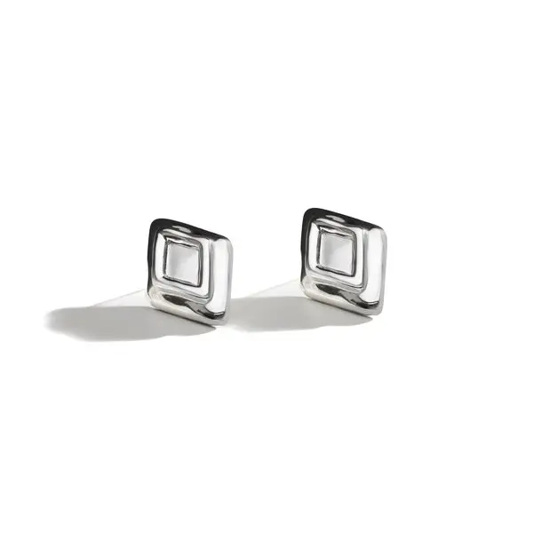 RRAINE JEWELRY Large Classic Earrings - Silver