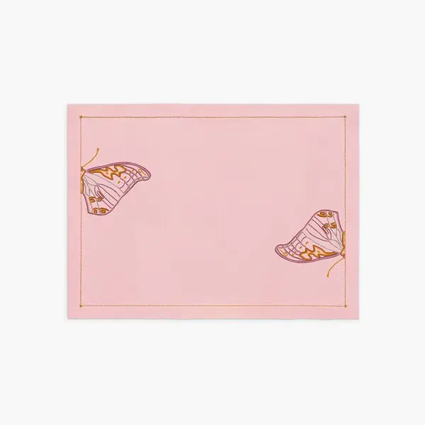 Campante Borboleta Placemat - Pink