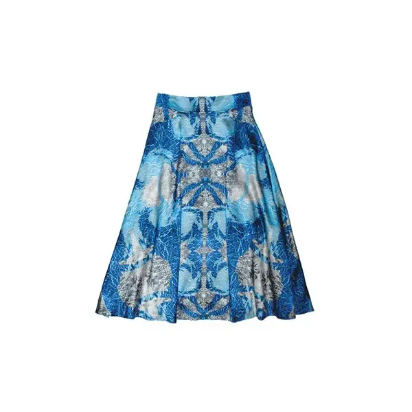 TRAMP IN DISGUISE Emily Silk Midi Skirt