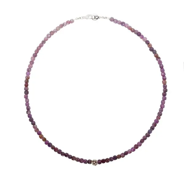 MHART Gemstone Necklace - Red