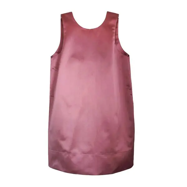 LANGNER Marsala Satin Mini Dress With Bow - Pink