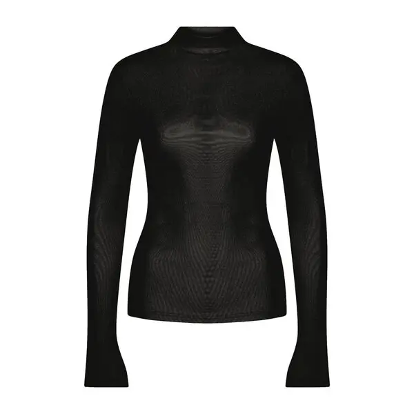 NAZLI CEREN Roll Neck Viscose Sweater