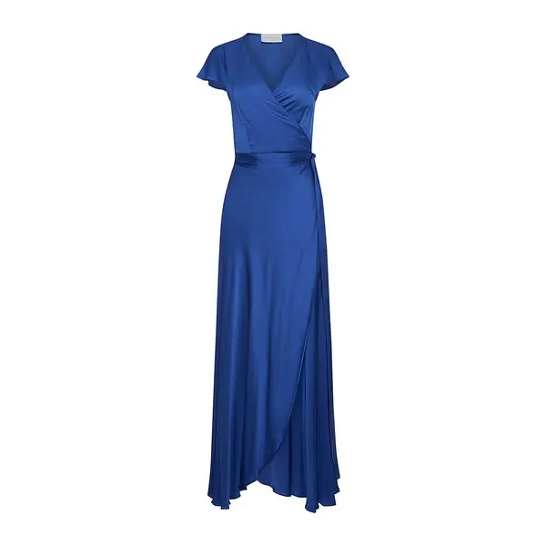 ROSES ARE RED Doris Wrapdress - Blue