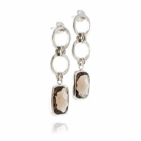 THE JEWELLERY STORE LONDON Desert Sunlight Chandelier Earrings - Silver