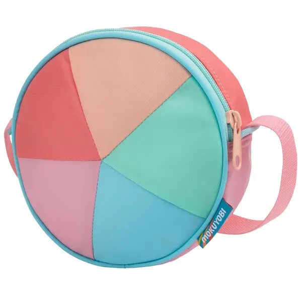 MOKUYOBI Spiral Circle Crossbody Bag - Green/blue