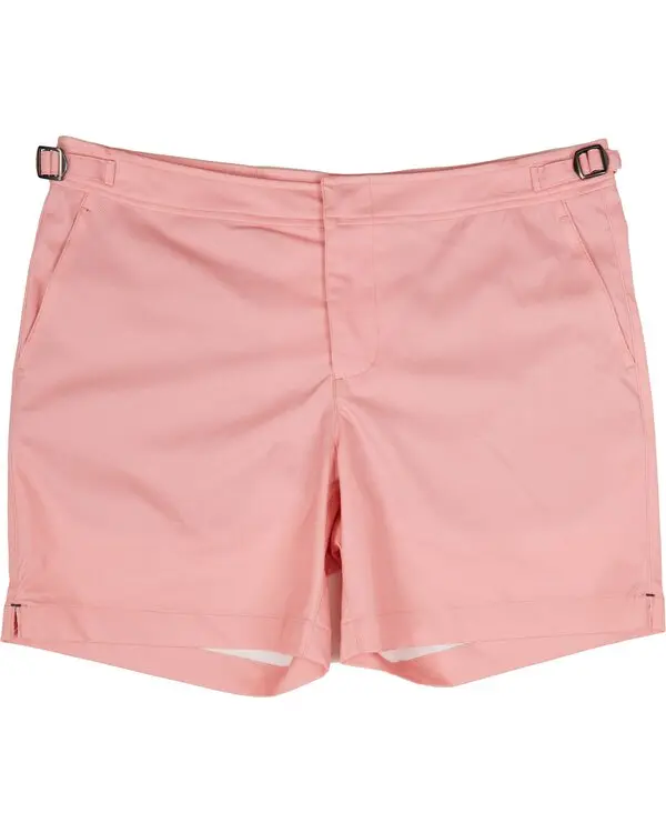 LORDS OF HARLECH Pool Oxford Swim Short - Pink