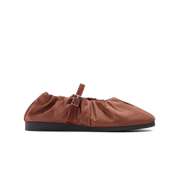 NAGUISA Leonora Mary Jane Flats - Brown