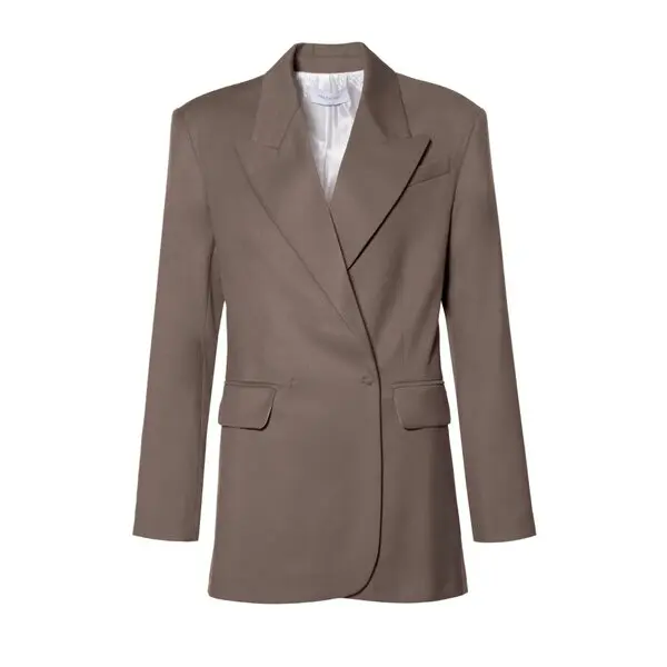 AGGI BY HALEWSKI Blair Melange Blazer - Brown