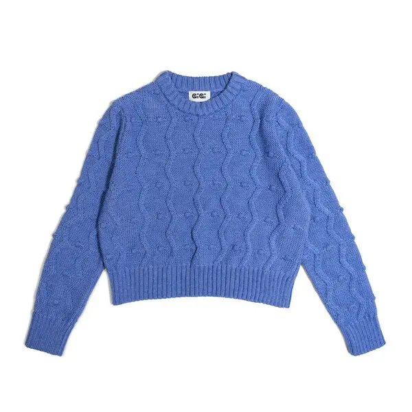 GIGI KNITWEAR Bubble Knit Sweater