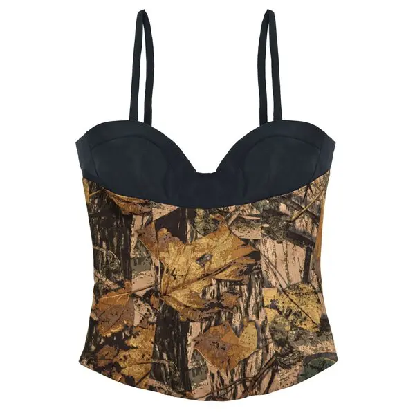 28NATELIER Camouflage Corset Top