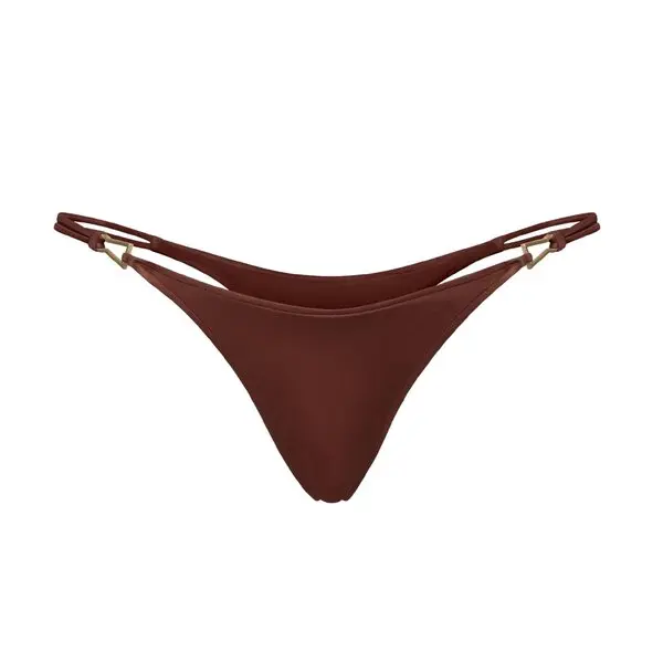 BIANCA RESORTWEAR Rose Bikini Bottom - Brown