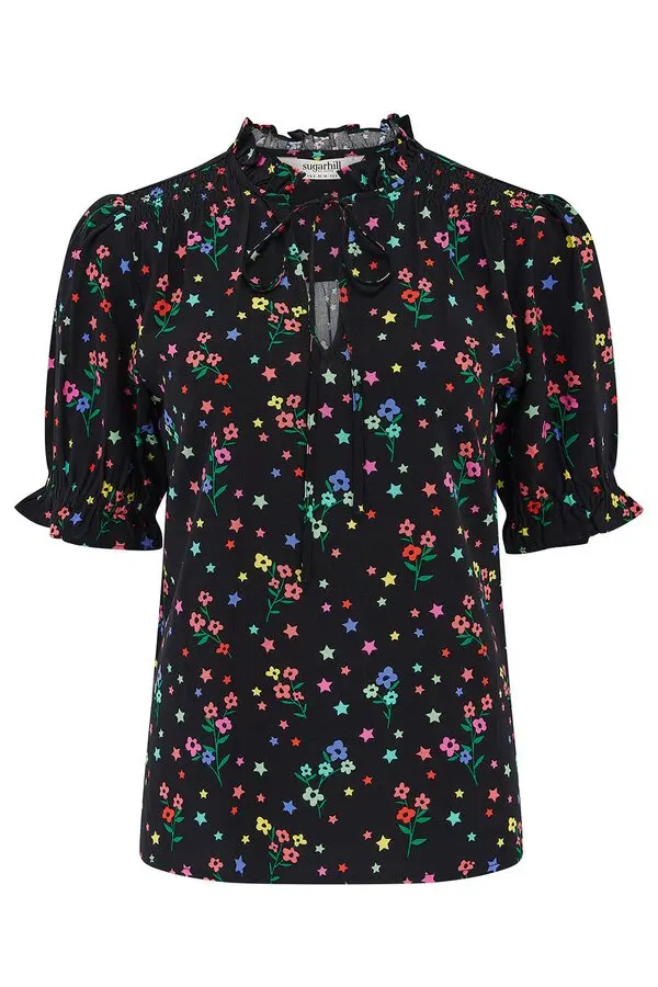 SUGARHILL BRIGHTON Virginia Shirred Top