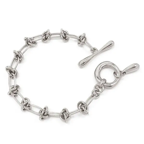 BIKO Echo Knot Chain Bracelet - Silver