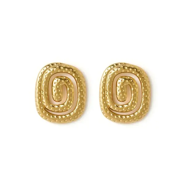 ARMS OF EVE Billie Stud Earrings - Gold