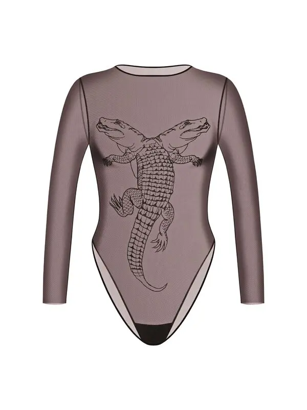 ZHILYOVA Alligator Gravity Long Sleeve Bodysuit