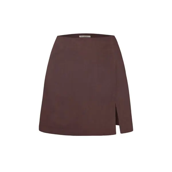 THISISU COLLECTION Mini High-waisted Skort With Slit
