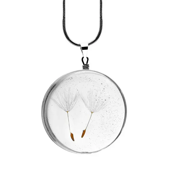 LAURA DAILI A Wish Glass Pendant - Silver