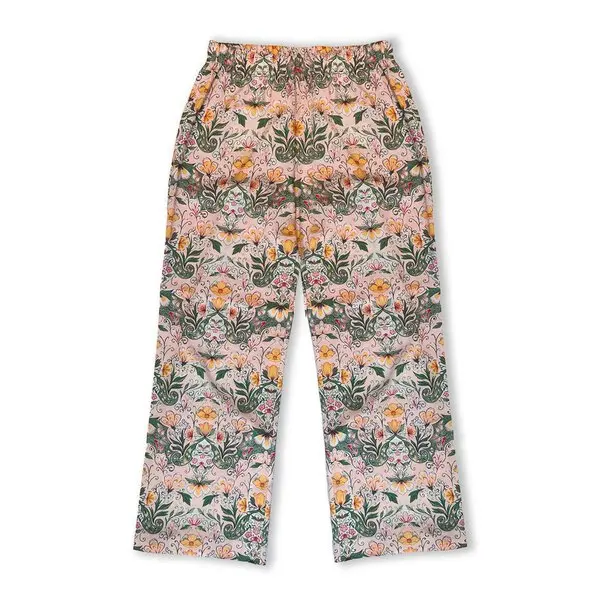 SECTION 101 Printed Silk Twill Pants