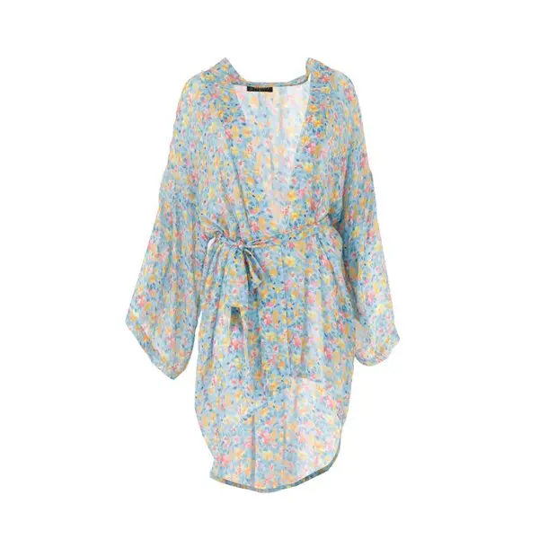 MORRATO BALI Nina Kimono Cosmo Carolina - Blue