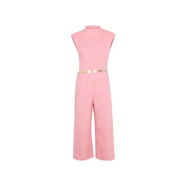 ZETAYE Celeste Linen Cotton Jumpsuit - Pink