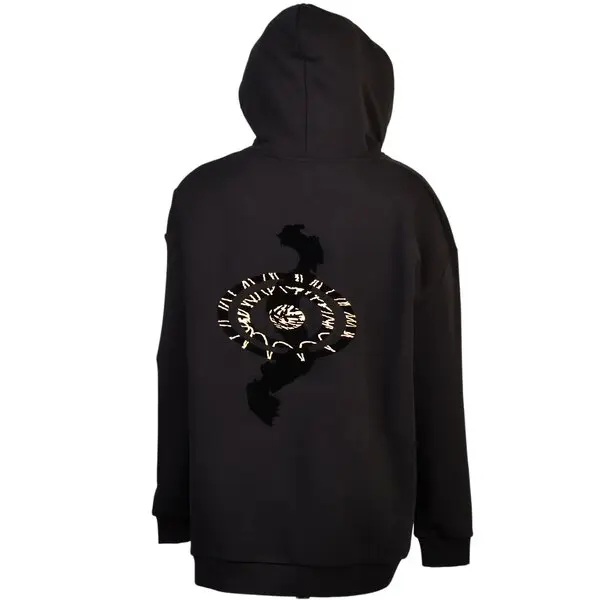 JOY-ES Printed Oversized Hoodie
