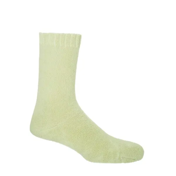 PEPER HAROW - MADE IN ENGLAND Ribbed Bed Socks - White