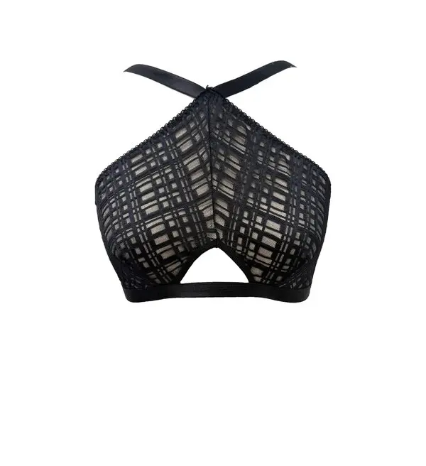 CAROL COELHO Inca Trail Triangle Bralette Top - Black