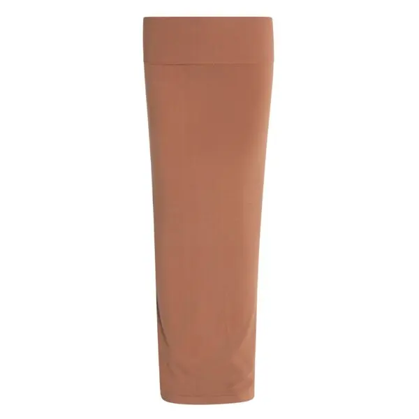 CIRCULAR PATH Maxi Tube Skirt - Brown