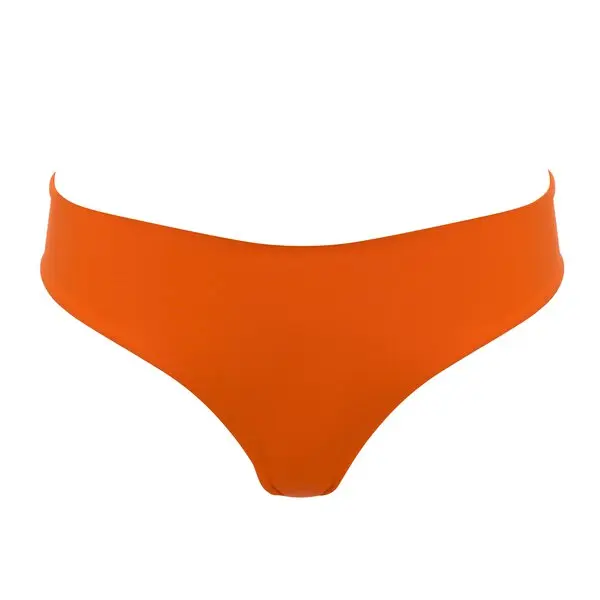 CORE SWIM Mid-rise Bikini Bottom - Orange