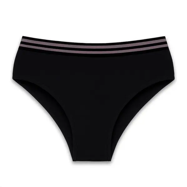 ZELF INTIMATES Aura Soft Panty Recycled - Black