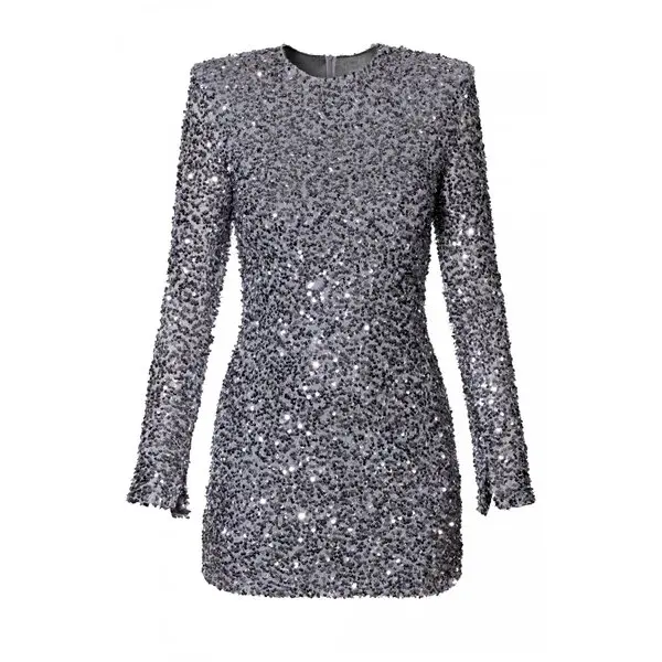 AGGI BY HALEWSKI Jackie Sequin Mini Dress