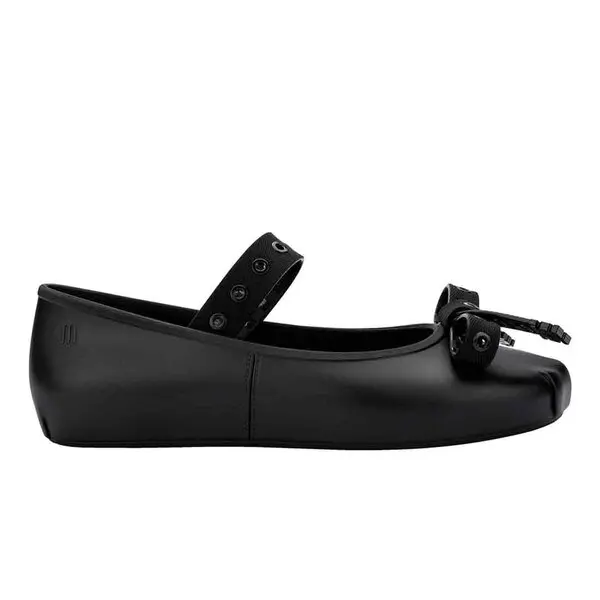 Melissa Sophie Crush Ballet Flat - Black