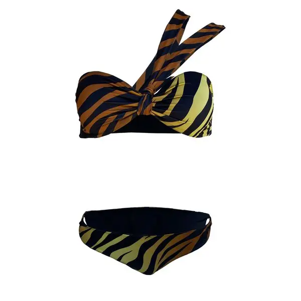 TOUCH BY ADRIANA CAROLINA Moonlight Bikini Set - Black