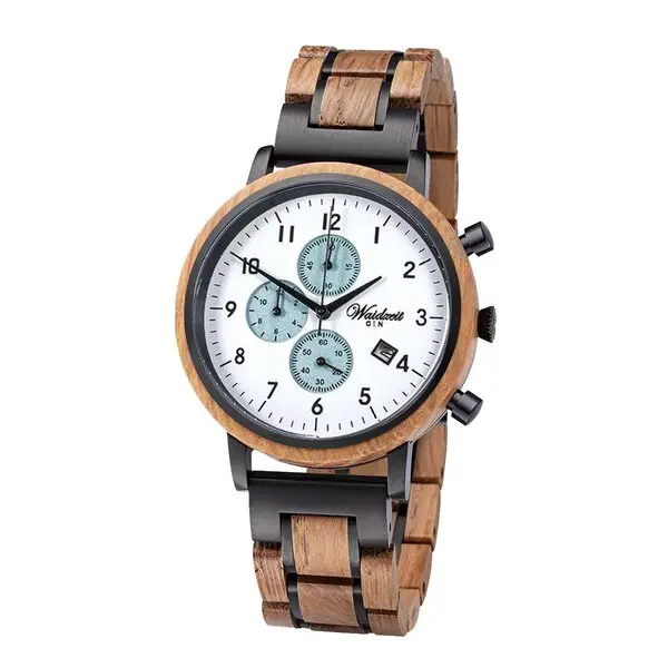 WAIDZEIT Chronograph Strap Watch - Blue/black/brown