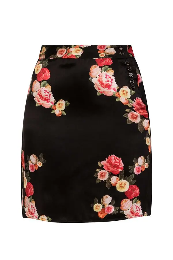 SOPHIE CAMERON DAVIES Peony Floral Mini Skirt